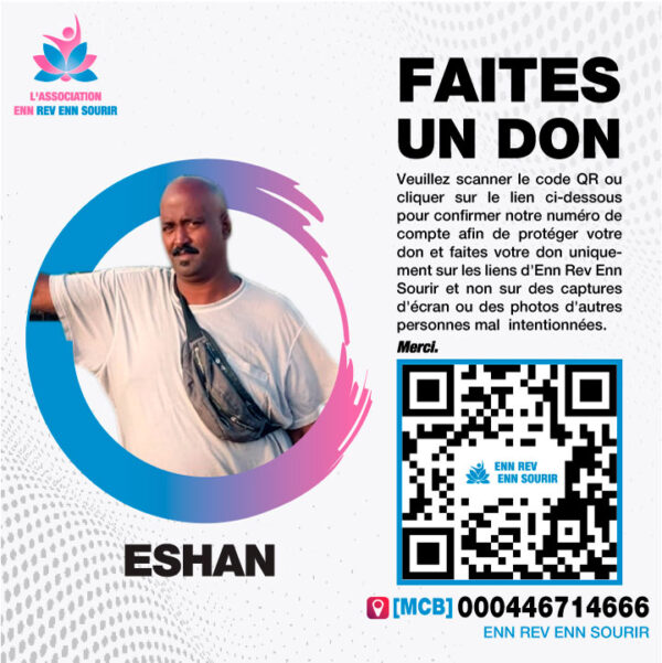 Eshan, 41 ans, doit subir une chirurgie lombaire de niveau 1 ...